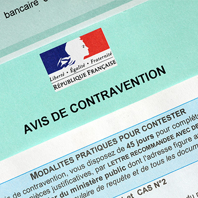 Document de contestation de contravention pour les PV lors des ...