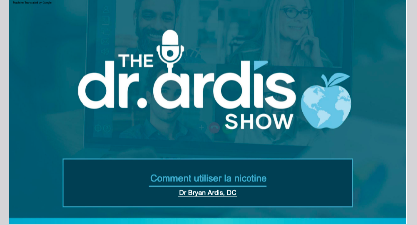 Les révélations du Dr Brian Ardis sur la substance magique Nicotine ...