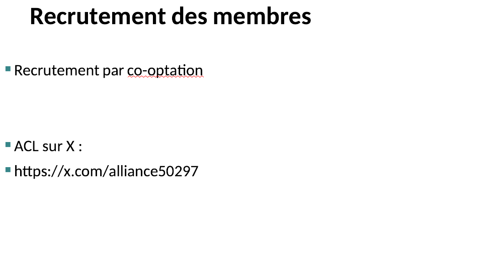ACL – Alliance Citoyens Libres – Profession Gendarme