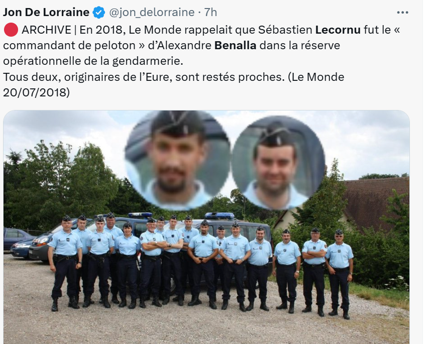 Sébastien Lecornu fut le « commandant de peloton d’Alexandre Benalla, en 2012 ou 2013 ...